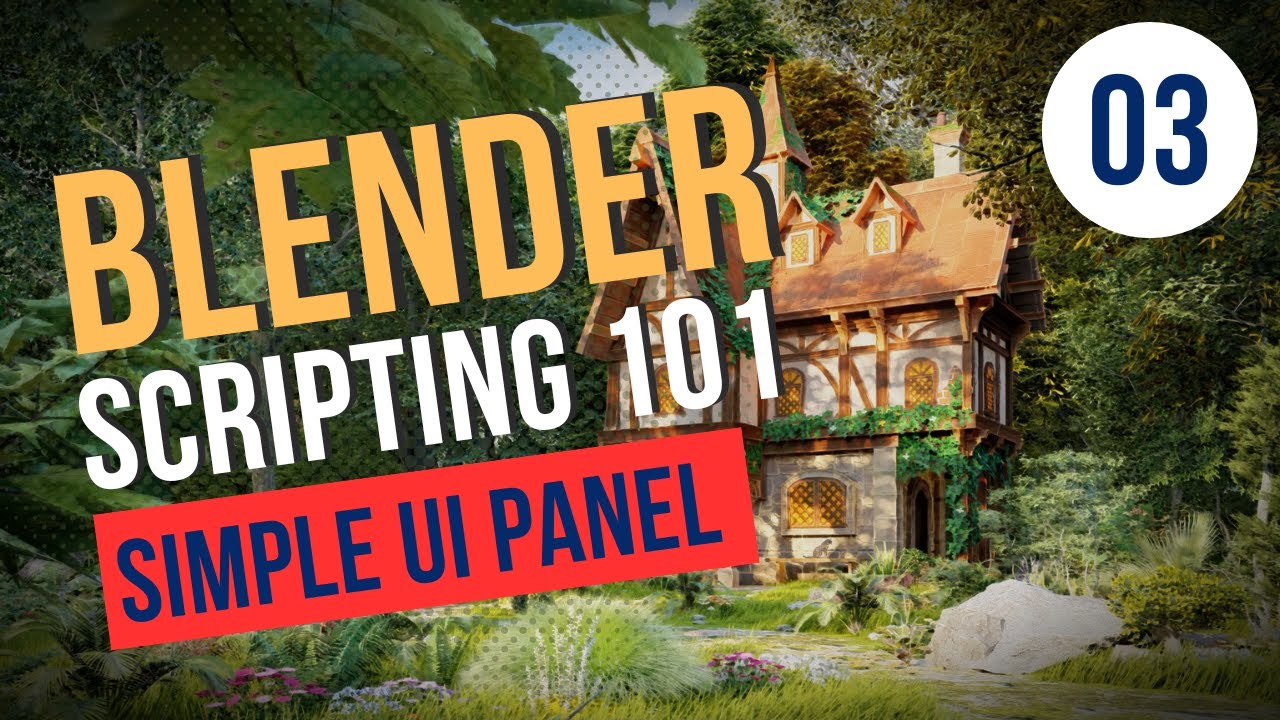 03 - Simple UI Panel | Blender 4.0 Add-on Developer Course - YouTube