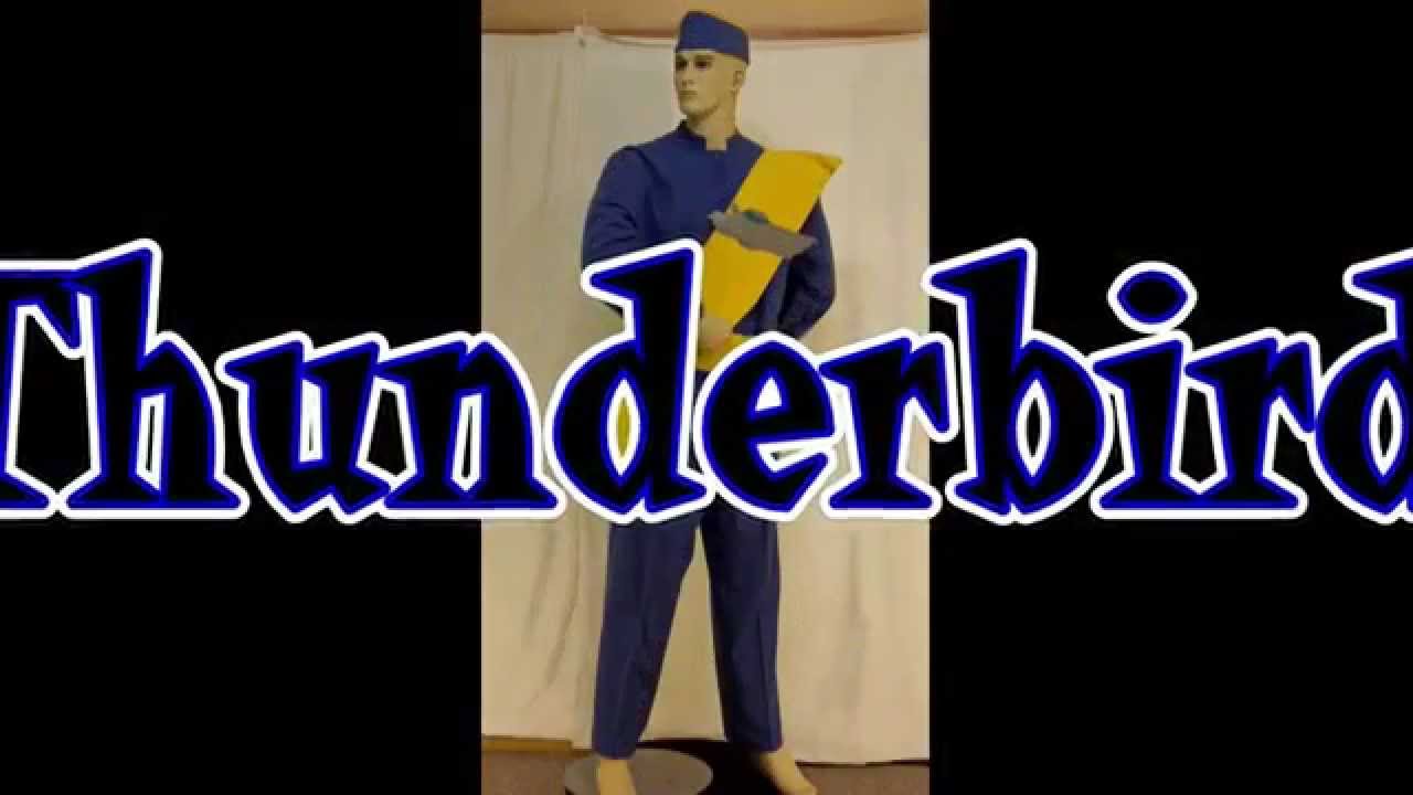 Thunderbirds costume made by Annette in Australia - YouTube