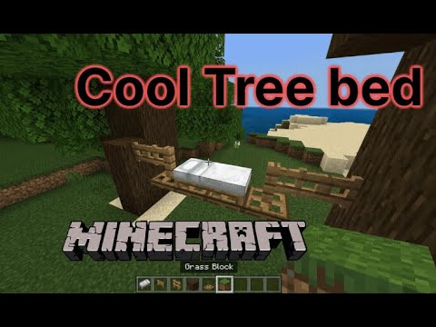 Minecraft: Cool Tree Bed - YouTube