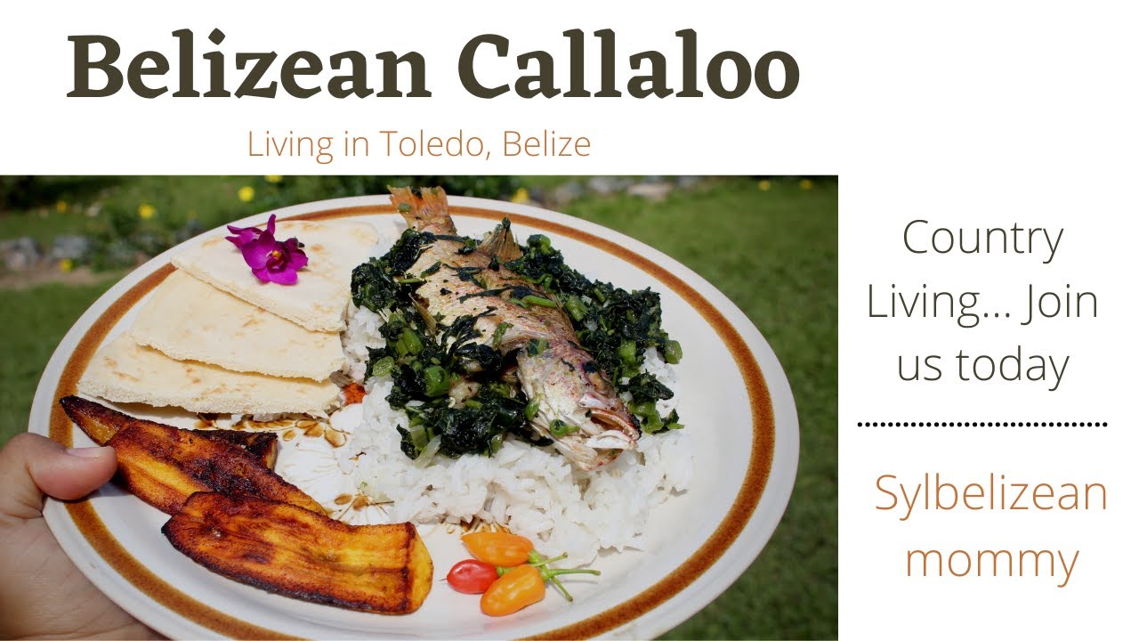 Belizean Callaloo and fish / Living in Belize - YouTube
