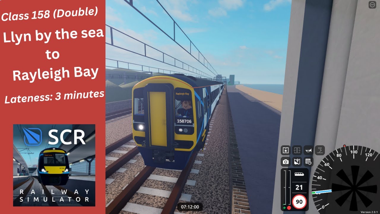 Llyn by the sea to Rayleigh Bay (Class 158 double) - YouTube