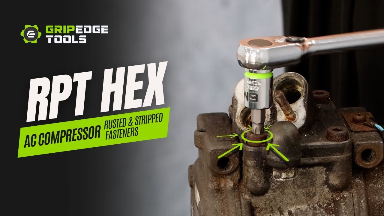 RPT Hex Bit Sockets | Rusted Fastener Removal | AC Compressor - YouTube