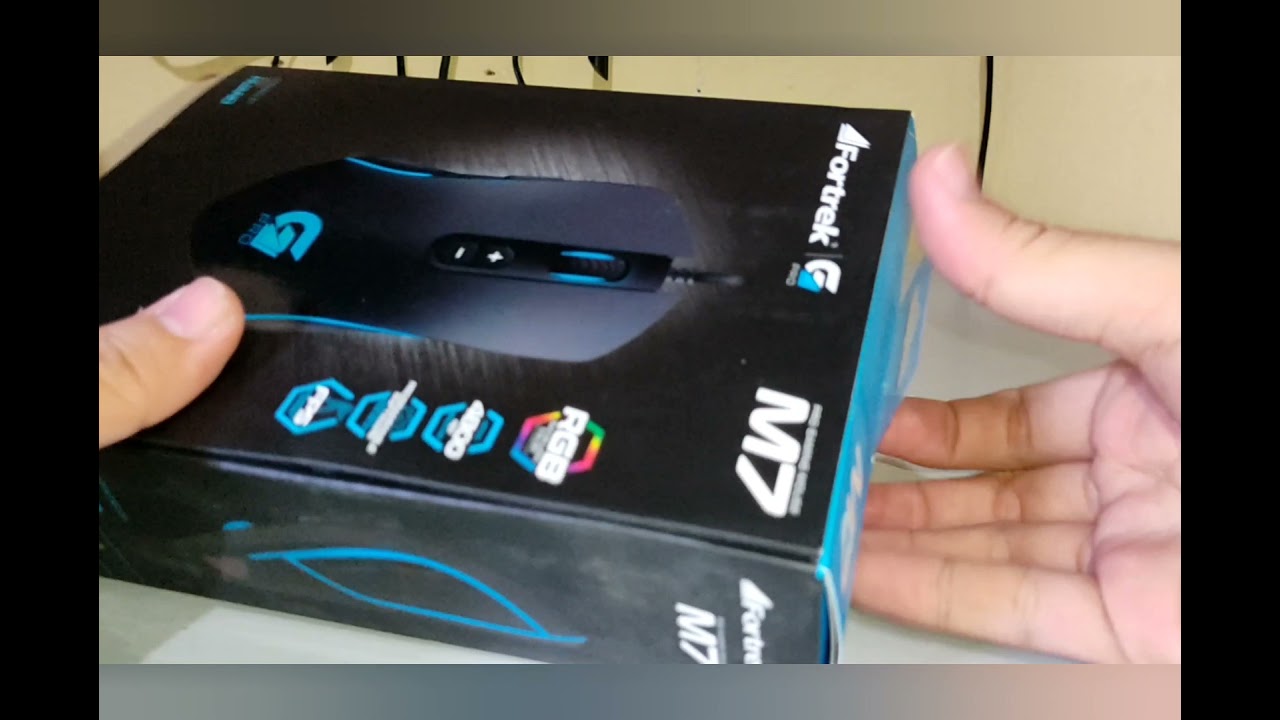 UNBOXING MOUSE GAMER FORTREK M7 PRO - YouTube