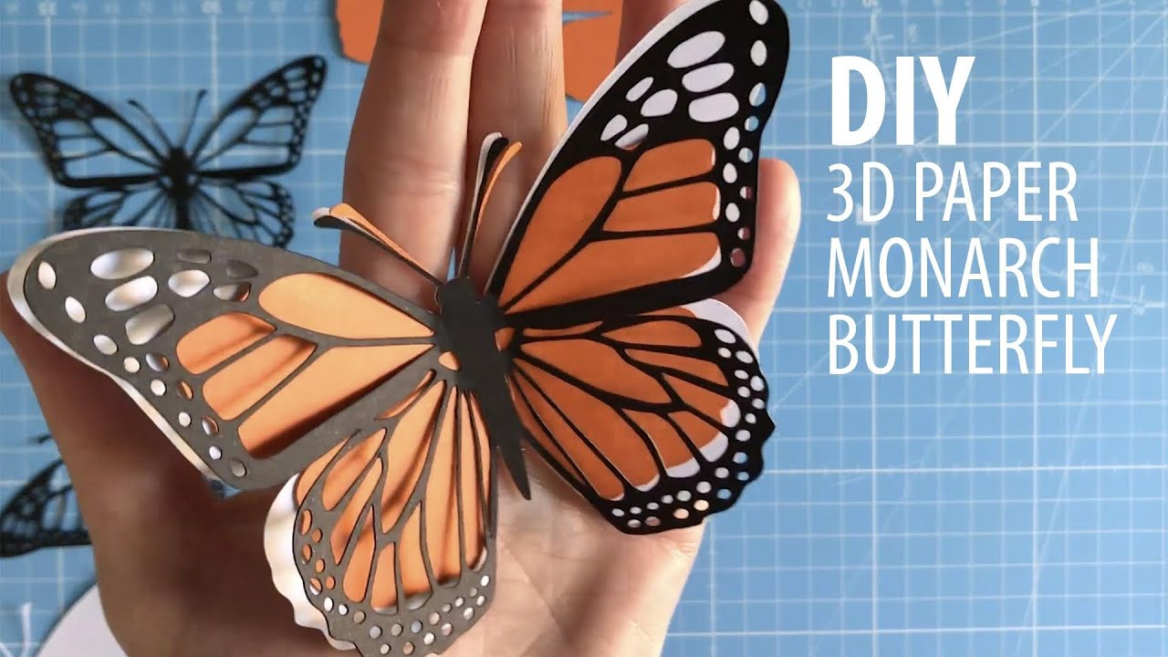 3D-Monarch Butterfly Assembly Video - YouTube