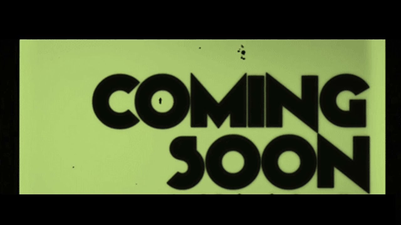COMING SOON! 10 free Coming Soon vintage film animations on green ...