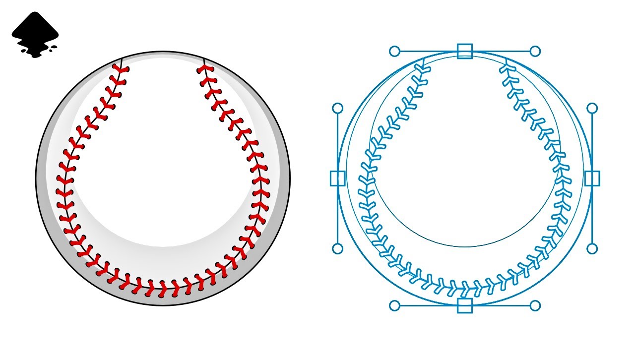 Using Pattern Along Path To Make Stitching In Inkscape | Tutorial - YouTube