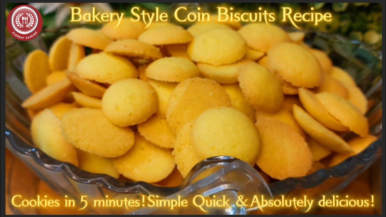 5-Minute Cookies Quick, Easy & Melt-in-Your-Mouth| Bakery-Style Coin ...
