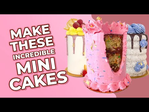 Easy & FUN MINI CAKES! | How To Cake It Step By Step - YouTube