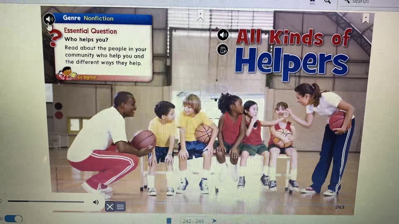 Wonders Grade 1 Unit 6 Week 2 : All Kinds of Helpers - YouTube