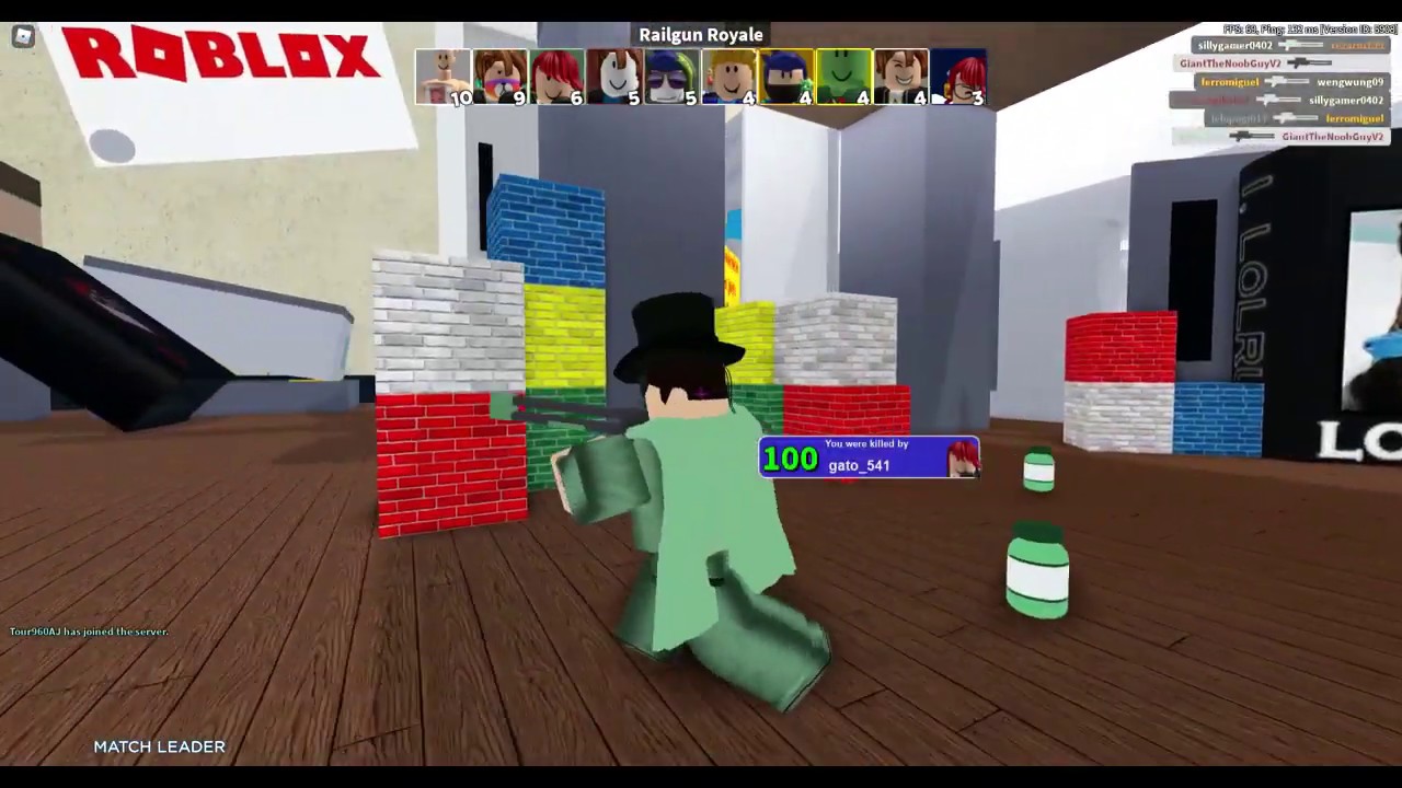 Arsenal Railgun royale *VICTORY*!! /roblox - YouTube