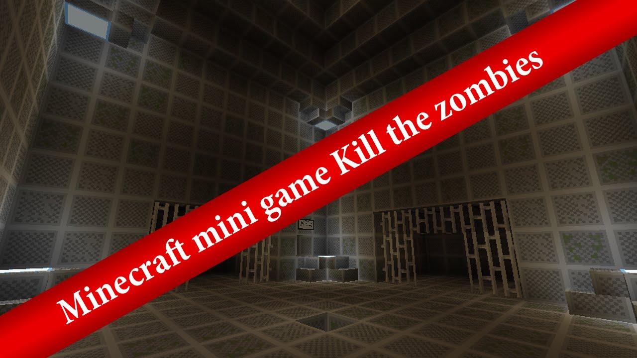 Minecraft mini games - Kill the zombies - YouTube