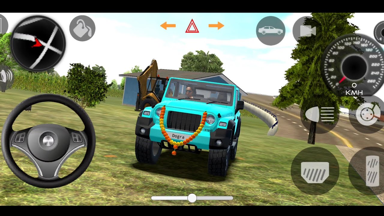 Dollar (Song) Modified Mahindra cyan Thar 😈 Indian Cars Simulator 3D ...