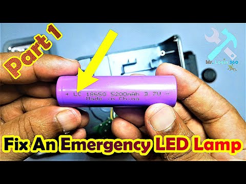DIY Rechargeable Emergency Light Repair: Part 1 - Disassembly and ...