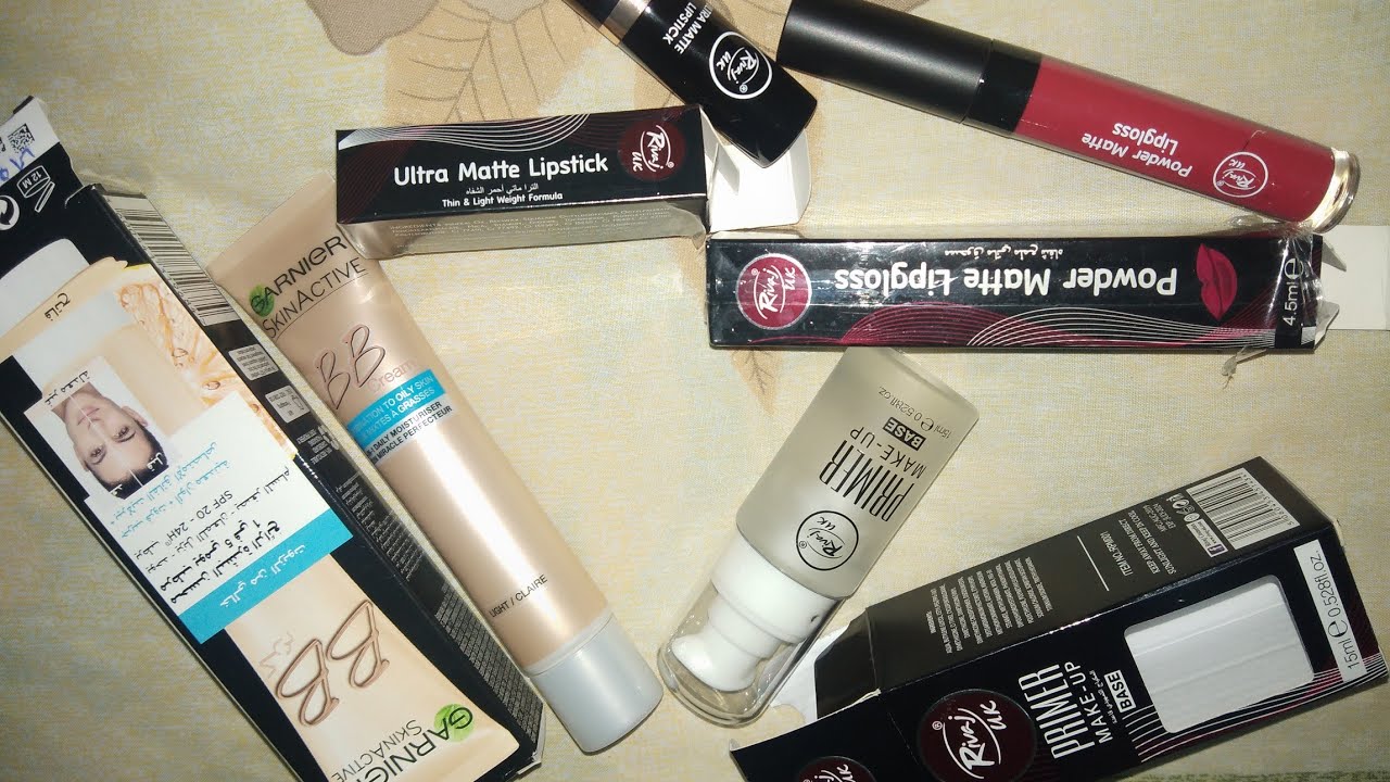 Unboxing Of Makeup products | Rivaj Uk Company | Garnier BB Cream ...
