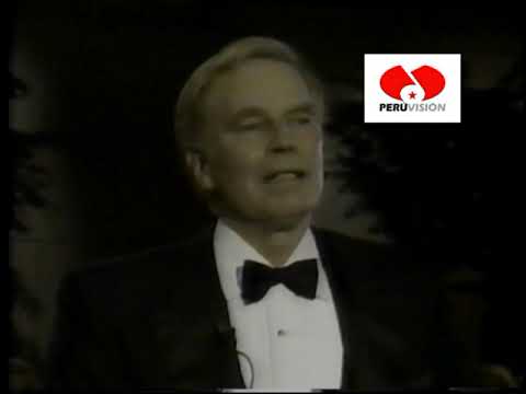 Charlton Heston in tribute to gregory peck  1989