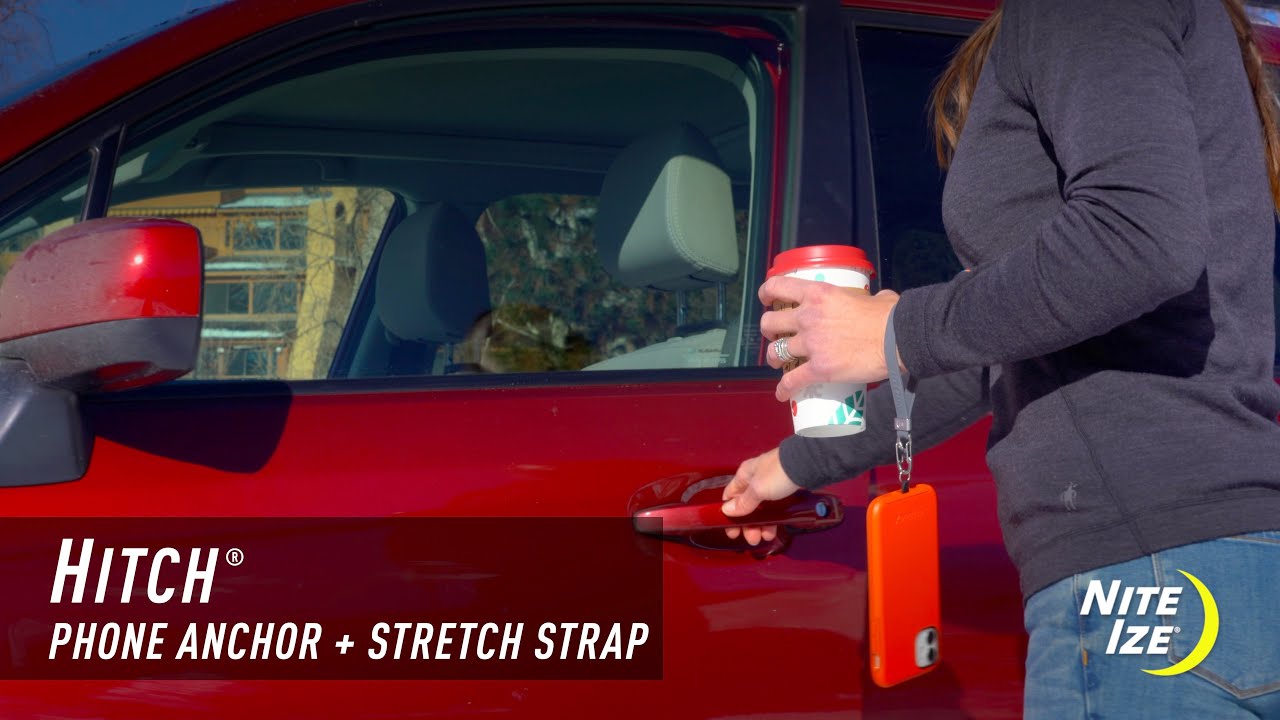 Hitch® Phone Anchor + Stretch Strap - YouTube