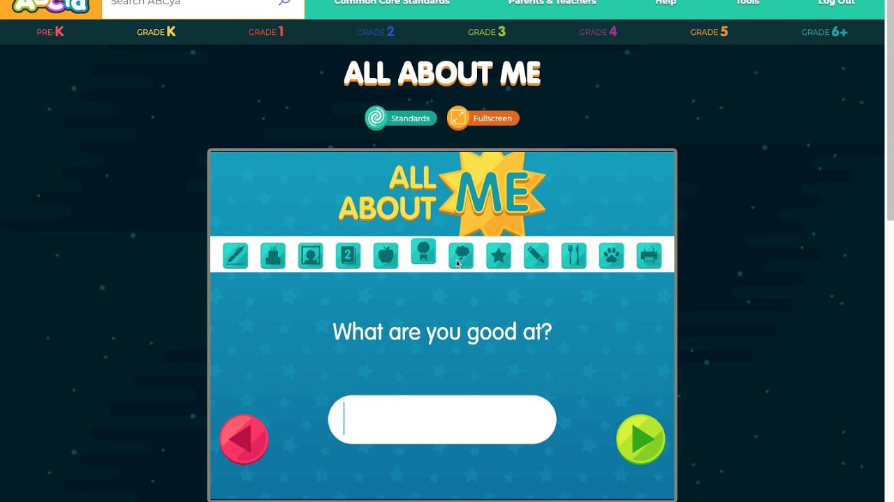 All About Me • ABCya! - YouTube