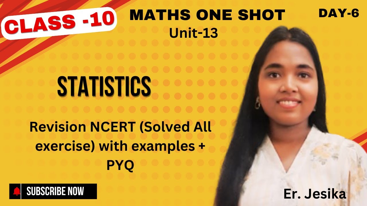 Class 10 | Maths(NCERT) | Statistics | Revision | Most Expected ...