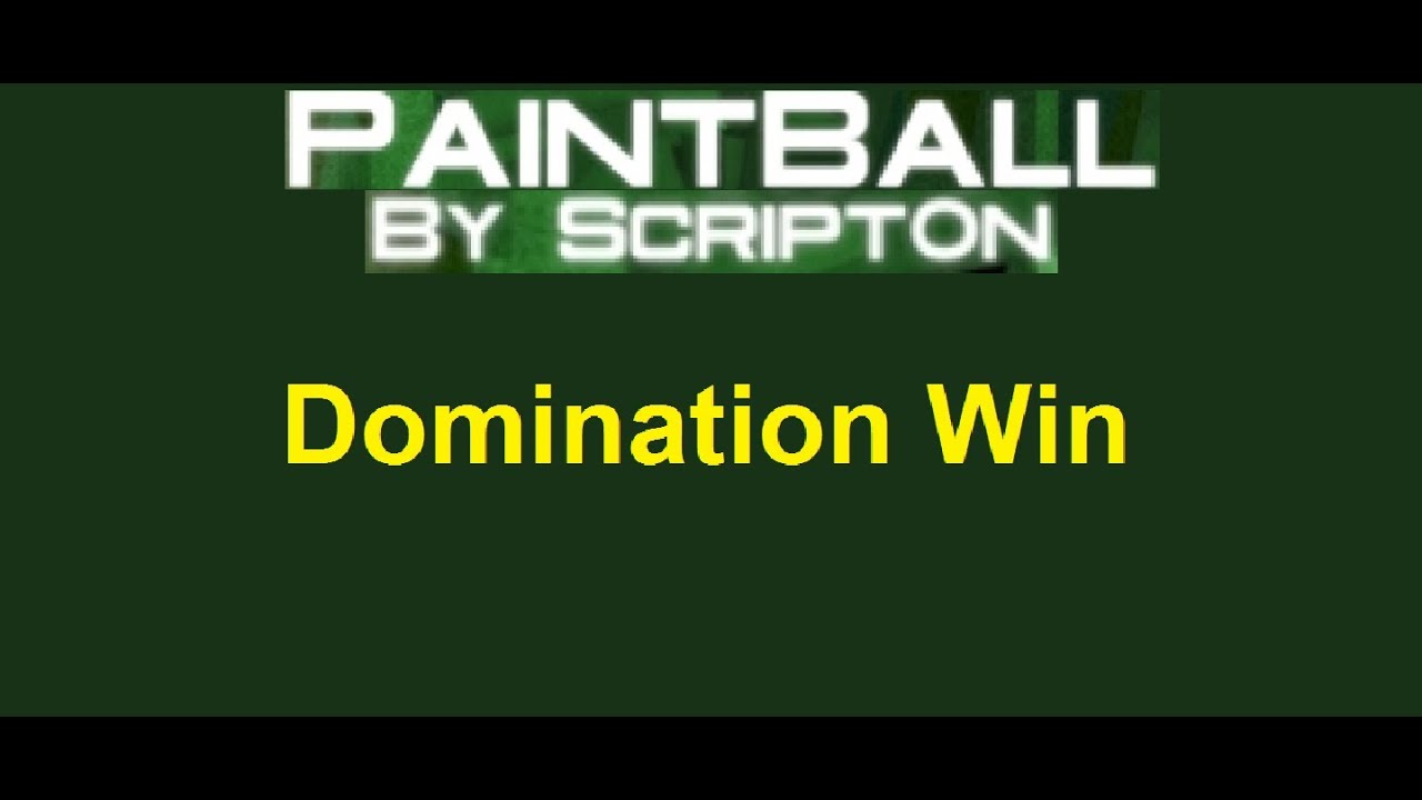 ROBLOX Paintball Testing by ScriptOn - Domination - YouTube