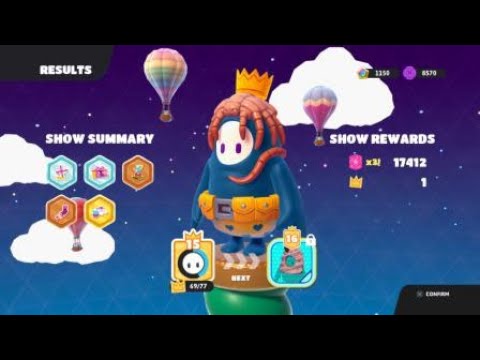 ALIENS FACEHUGGER Fall Guys Hex-A-Terrestrial Crown Victory - YouTube