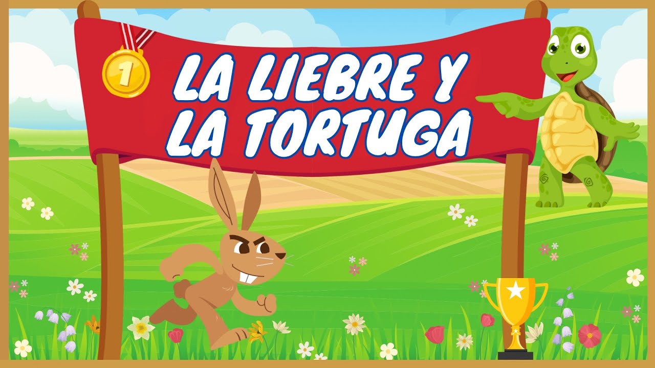 LA LIEBRE Y LA TORTUGA 🐢 🏁 | Fábula Clásica para niños | - YouTube