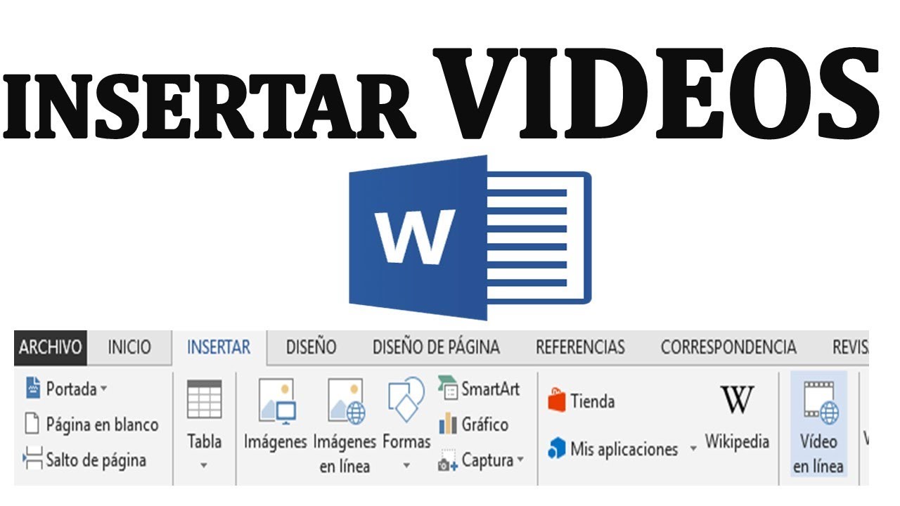 Como insertar un VIDEO en Word. Inserta Videos desde internet en tus ...