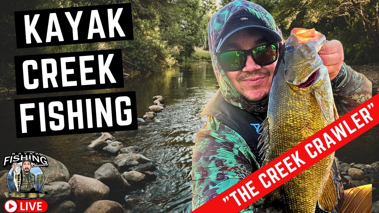 Kayak Creek Fishing with "The Creek Crawler" - YouTube