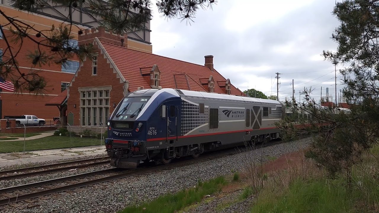 Amtrak Blue Water Westbound 5/20/23 - YouTube