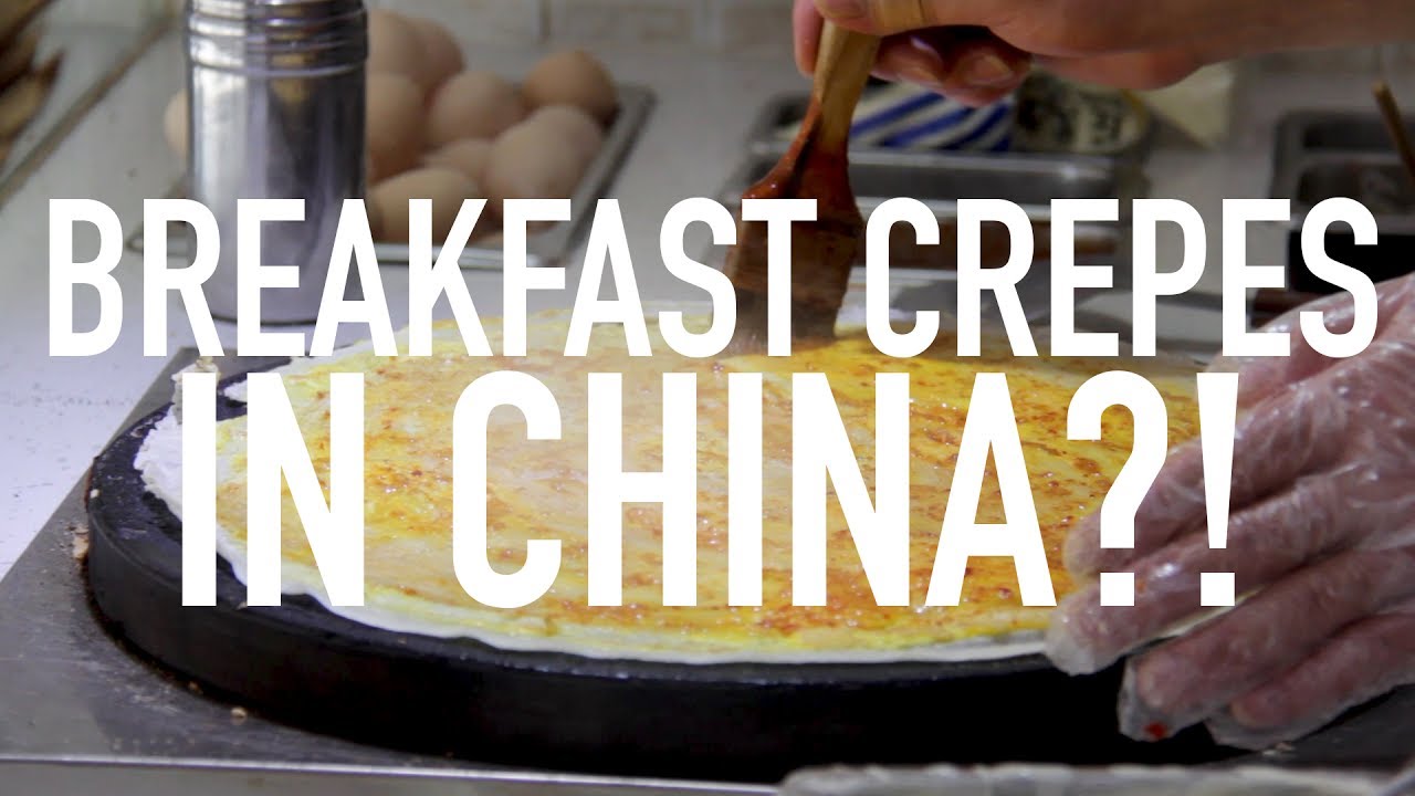 Breakfast Crepes in China?!?! // This is China - YouTube