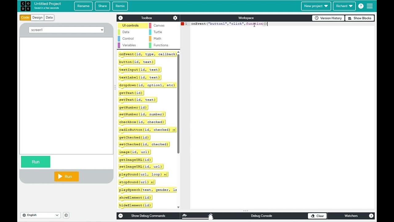 How to make a coding app in code.org App Lab - YouTube