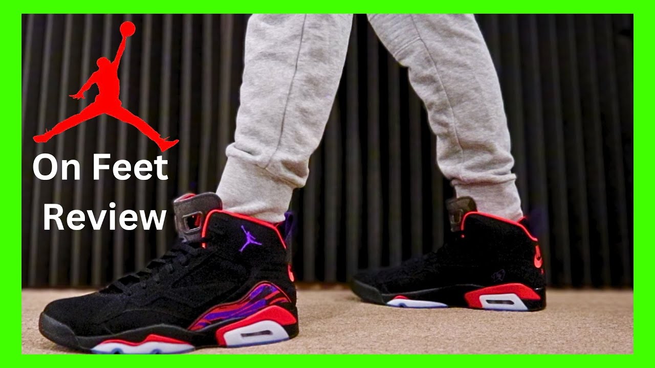 Jordan Jumpman MVP Raptors **ON FEET SNEAKER REVIEW** - YouTube