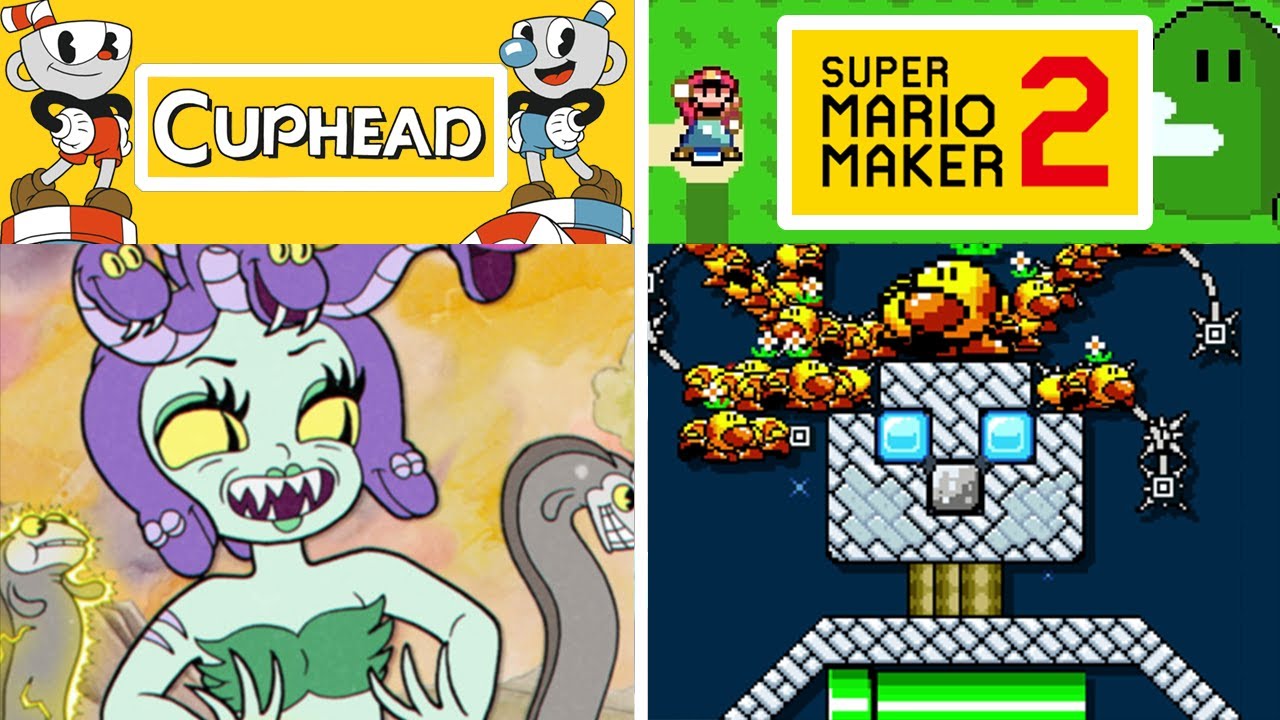 Cuphead FULL GAME Recreated in Super Mario Maker 2 - YouTube