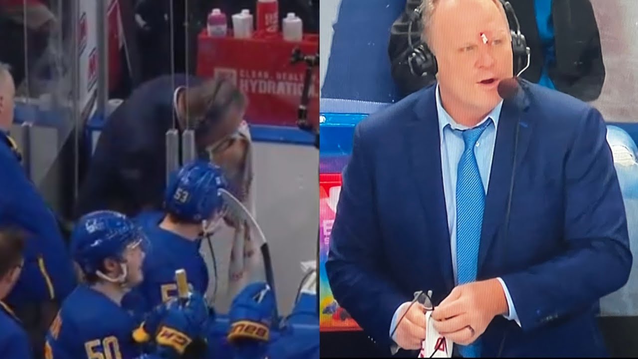 Watch VIDEO - Rob Ray Takes a Puck to The Face in Between The Glass 😱 ...