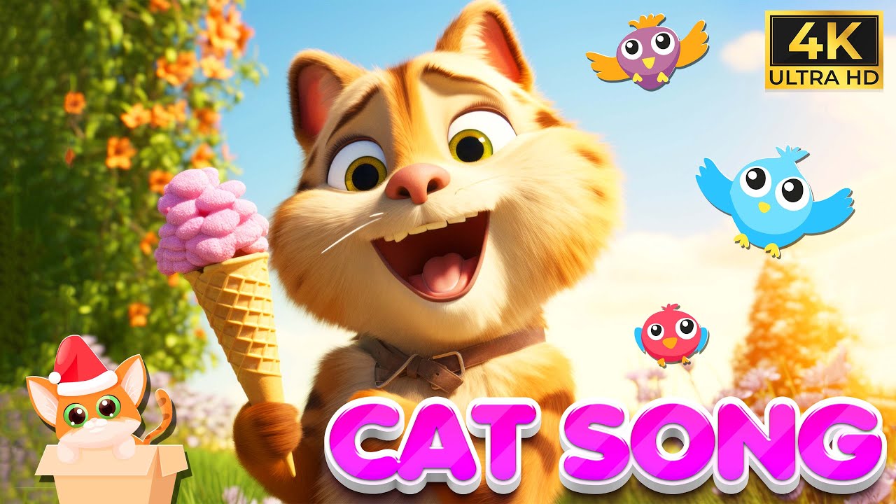 Cat Song For Kids | #TinyGeniusTV Nursery Rhymes & Kids Songs - YouTube