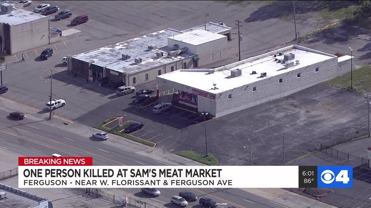 One person killed after shooting outside Sam's Meat Market - YouTube