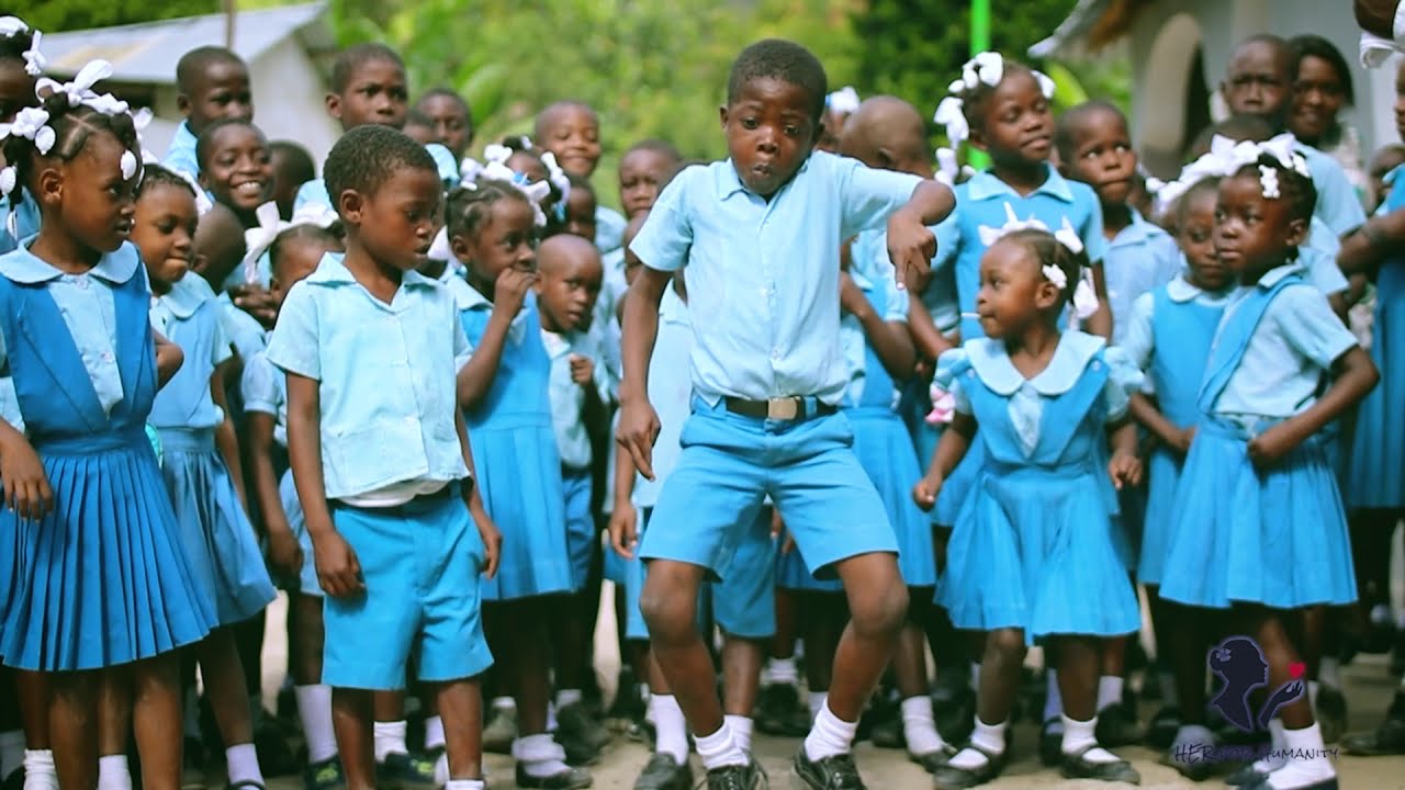 Haitian kids dancing to afro beat- H.E.R for Humaity - YouTube
