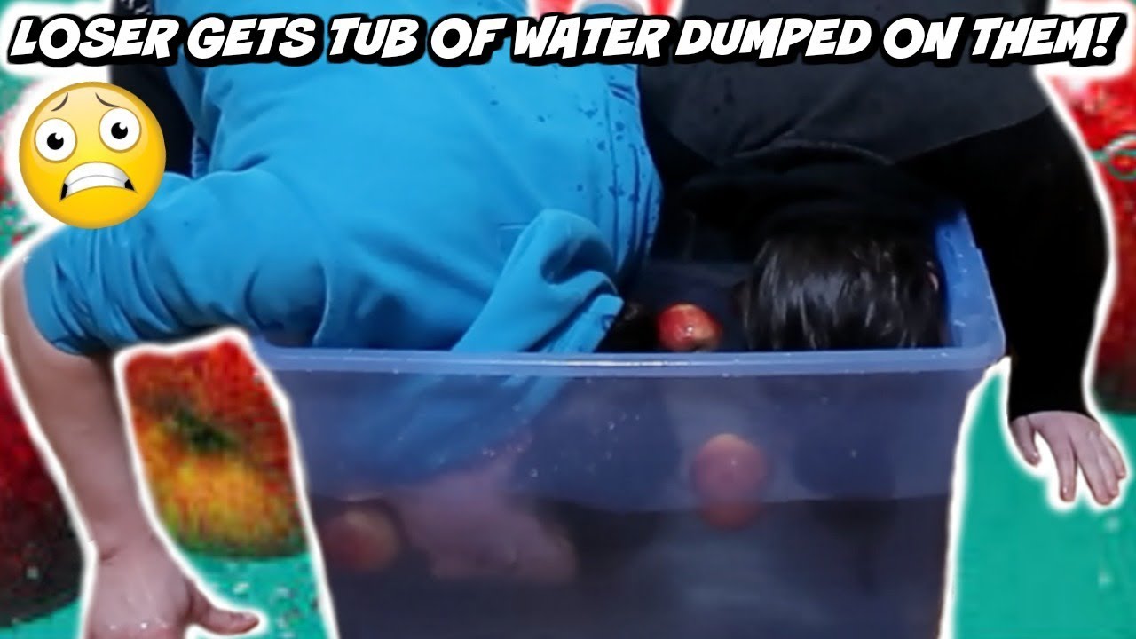 THE APPLE BOBBING CHALLENGE PART 2! (The Loser gets the whole tub of ...