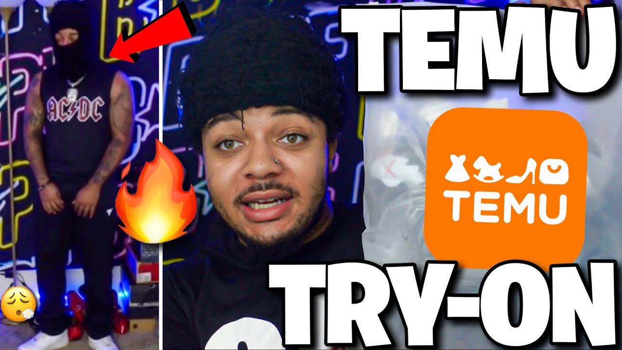 TEMU Try On/Clothing Haul!🔥Graphic Tees, Jerseys, Flared Sweatpants ...