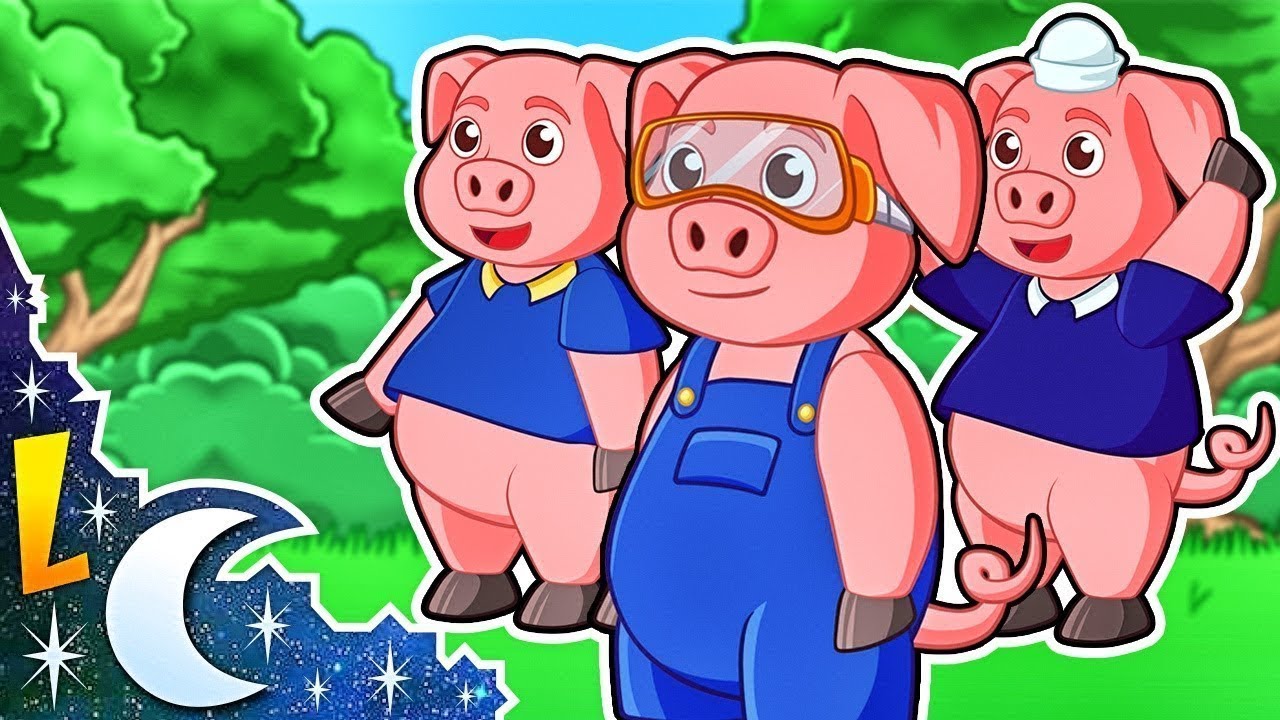 La Canción del Cuento de Los 3 Cerditos y El Lobo Feroz - Videos Para ...