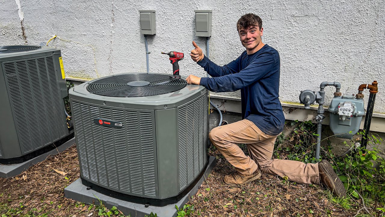 I'm Teaching Him EVERYTHING I Know!! | HVAC Apprentice - YouTube