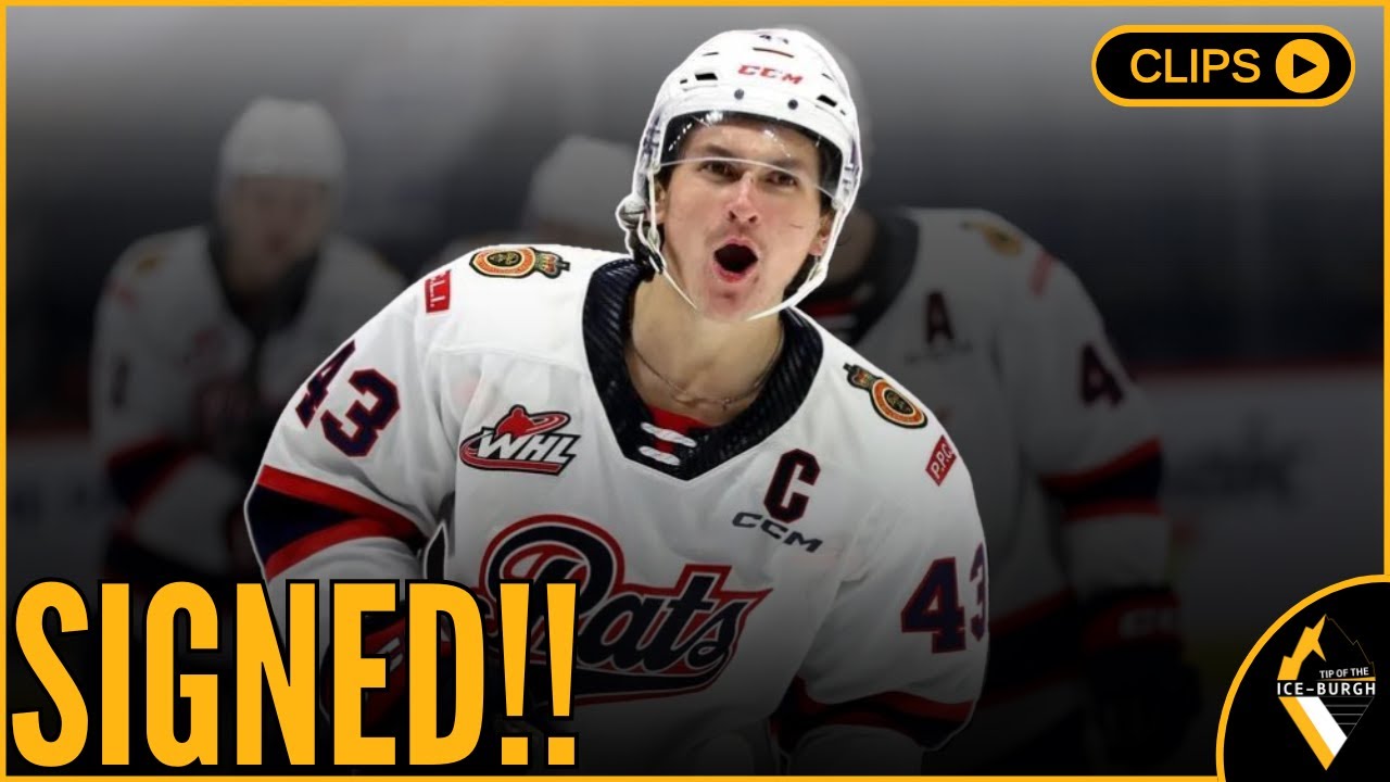 Penguins Sign 2nd Round Pick Tanner Howe - YouTube