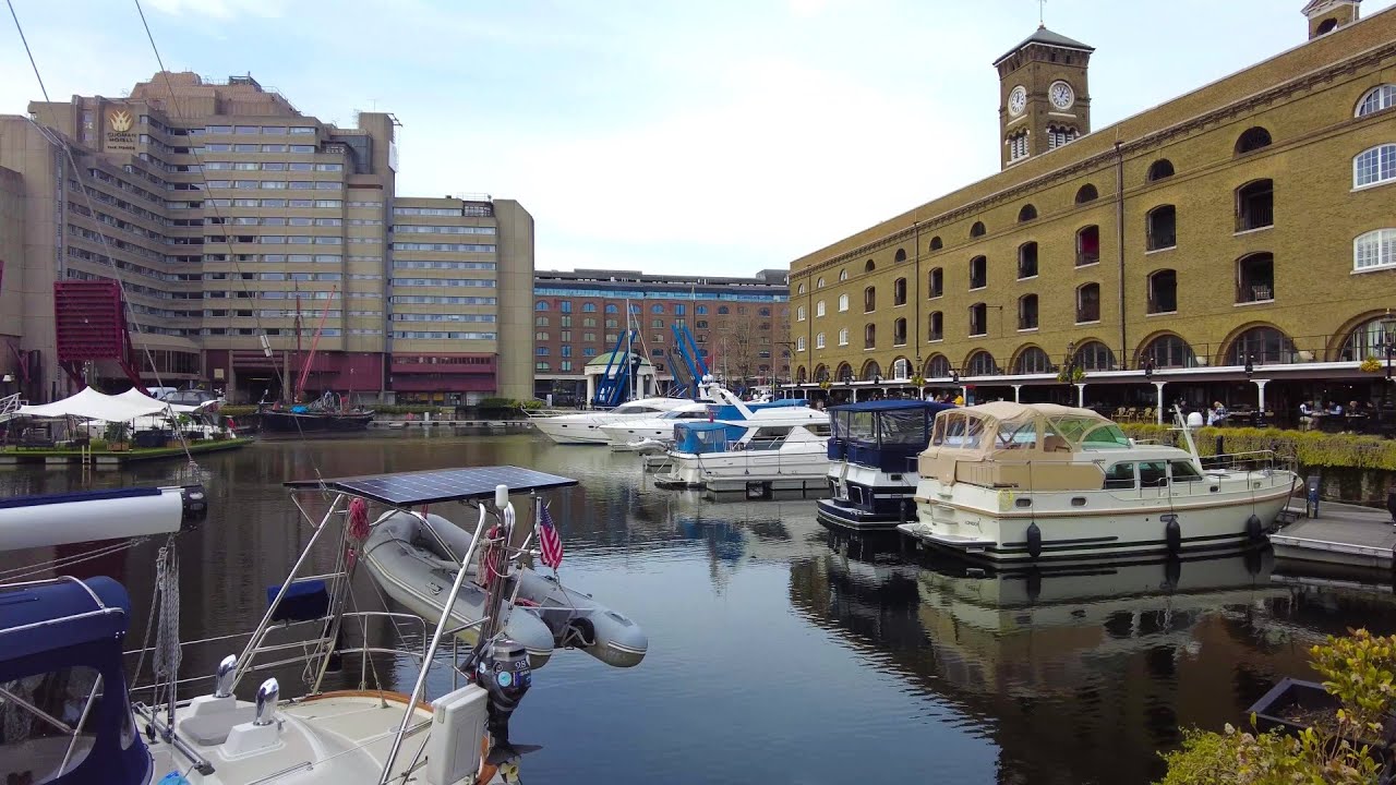 [4K] St Katherine Docks | London Walk - YouTube