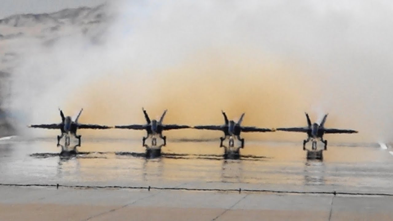 Blue Angels Airshow Practice at El Centro Wednesday 3-8-23 - YouTube