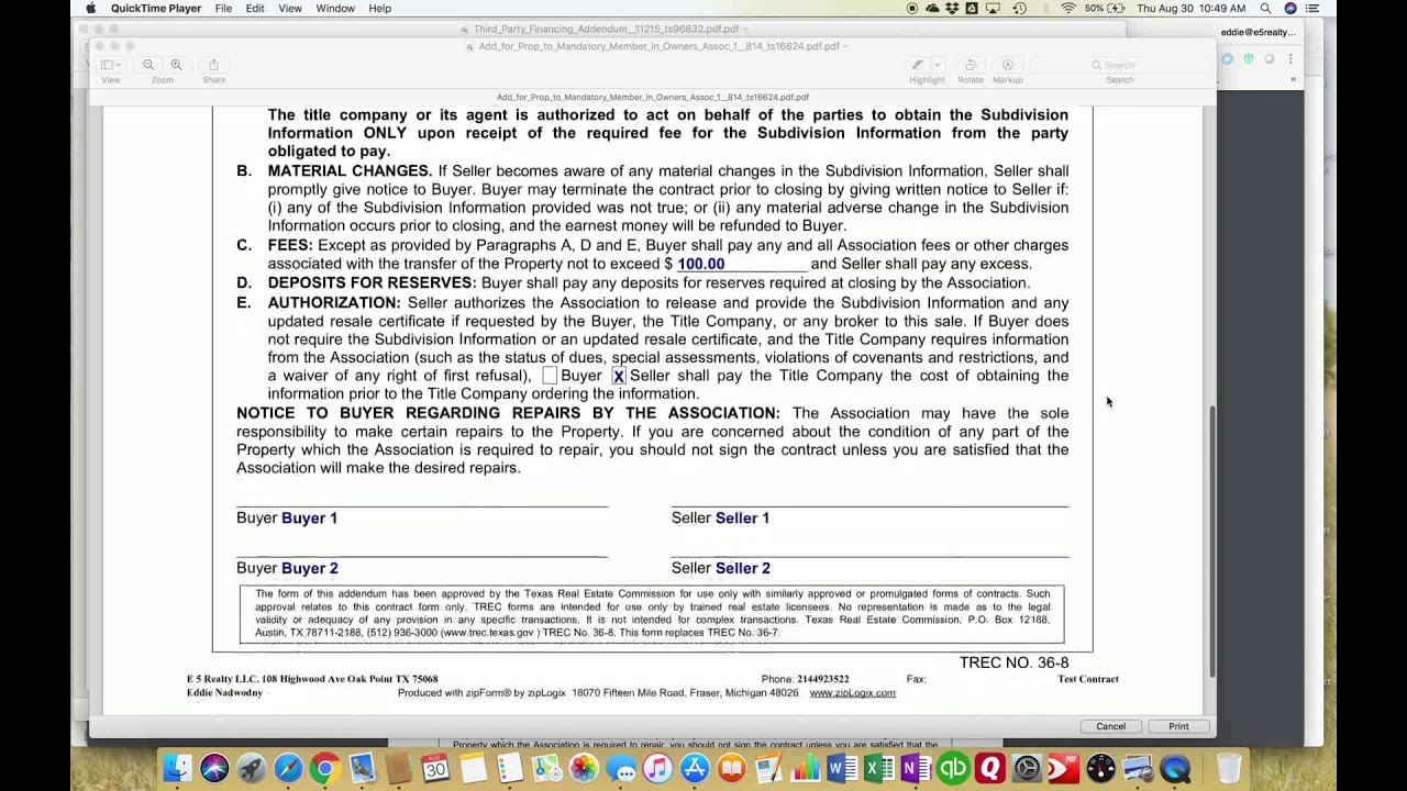 HOA Addendum - YouTube