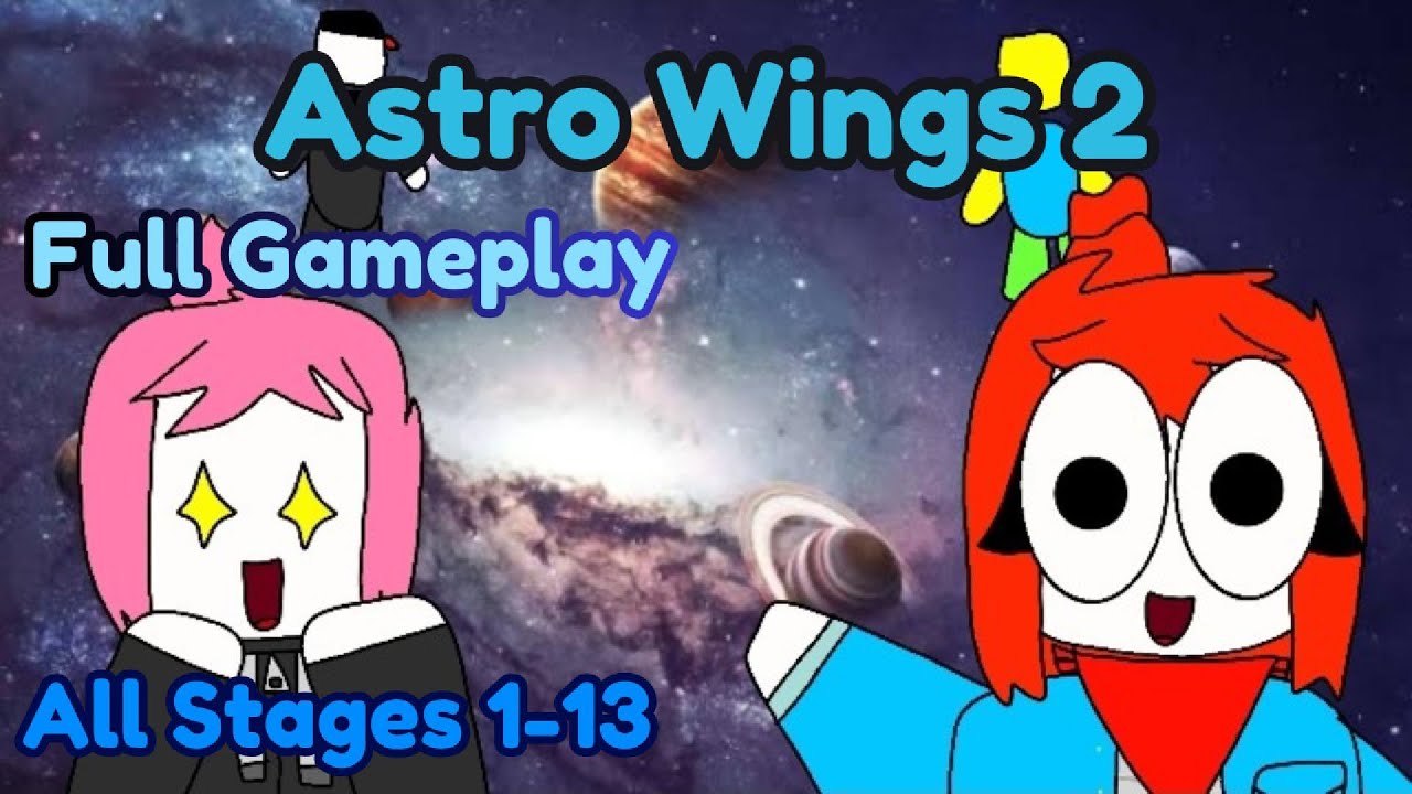 Astro Wings 2 - Full Gameplay - All Stages (With SUB-STAGES) - YouTube