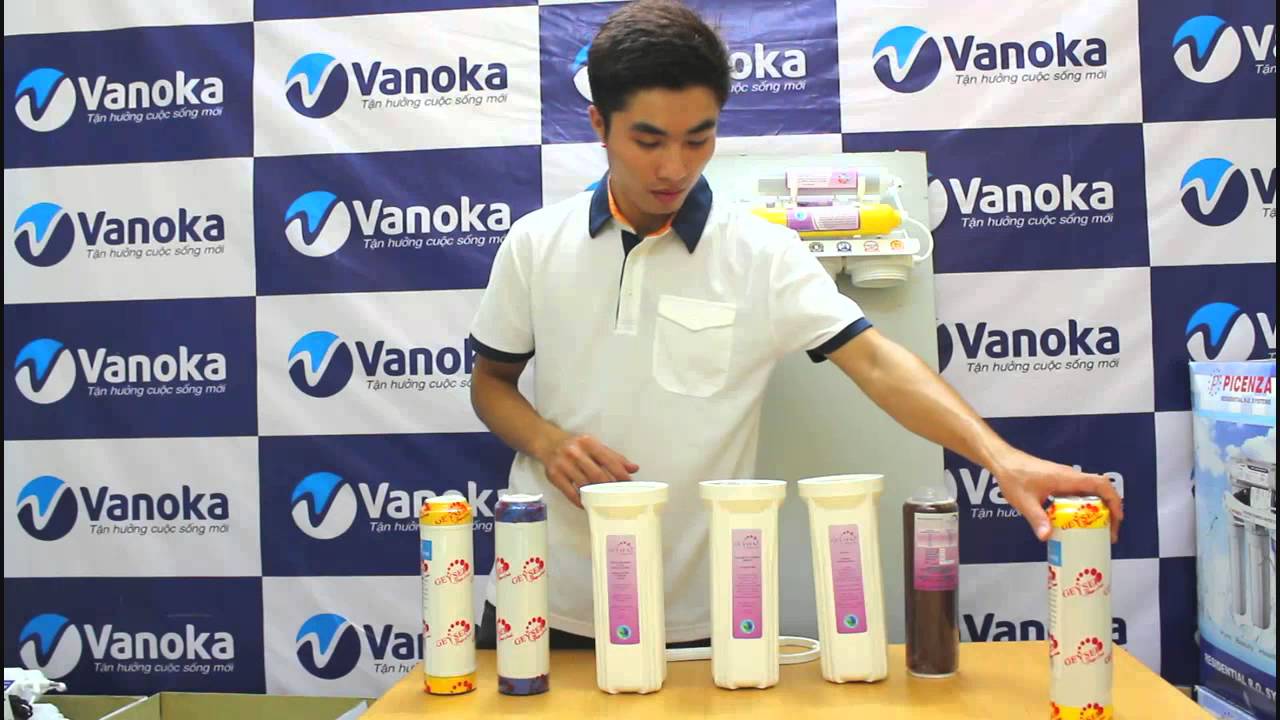 Hướng dẫn cách thay lõi lọc nước máy #NanoGeyser bởi #Vanoka - YouTube