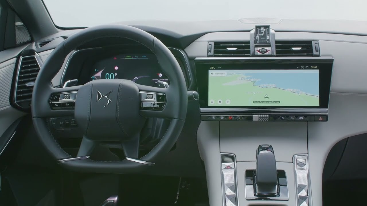 New DS7 E-tense Interior Design - YouTube