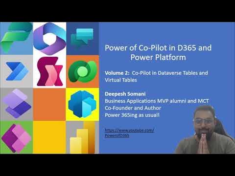 Volume 2: Co-Pilot in Dataverse Tables and Virtual table creation - YouTube