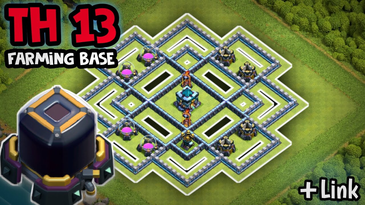 Th 13 [Townhall 13] Farming Base | New Th 13 Farming Base Layout 2020 ...