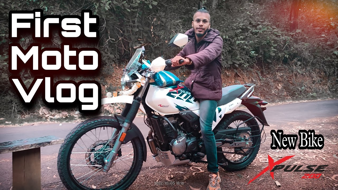 My First Moto Vlog On My New Hero X Pulse 200 | Public Reaction ...
